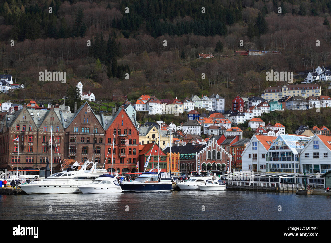 Bergen harbour, Norway Stock Photo - Alamy