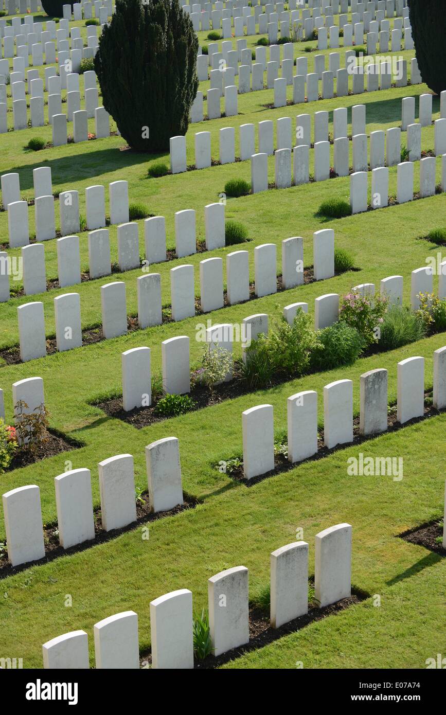 Dud Corner Cemetery at Loos Memorial in Loos-En-Gohelle, photo taken on ...