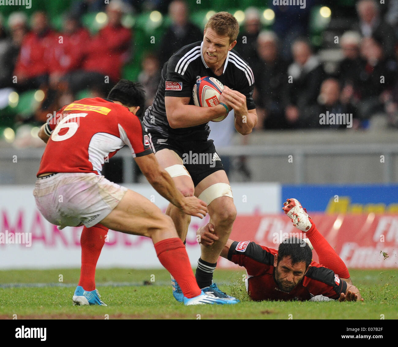 Glasgow, Scotland, UK. 4th May 2014. Scott Curry of New Zealand is ...
