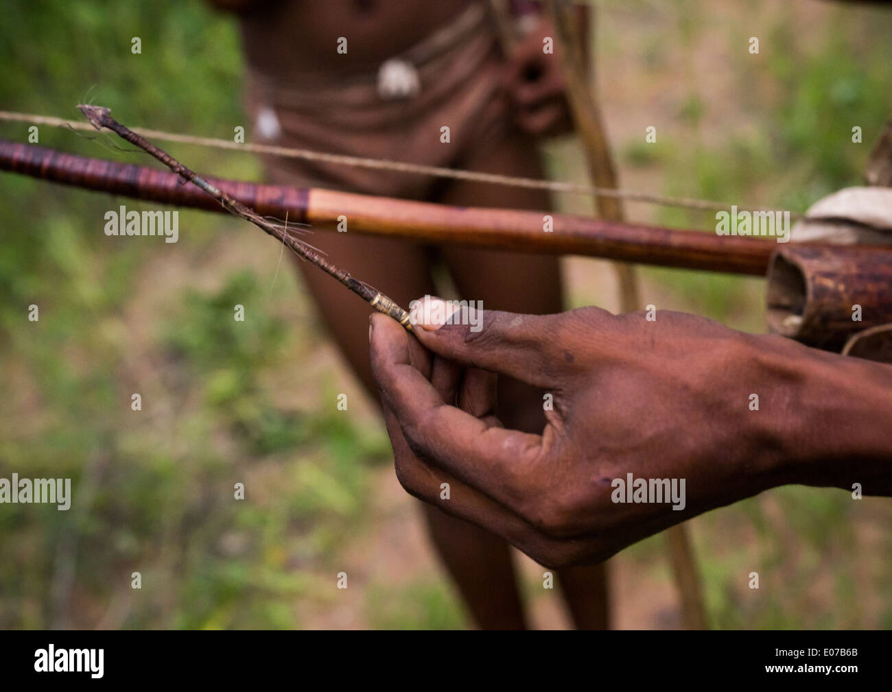 Kalahari bushman bow arrow hi-res stock photography and images - Alamy