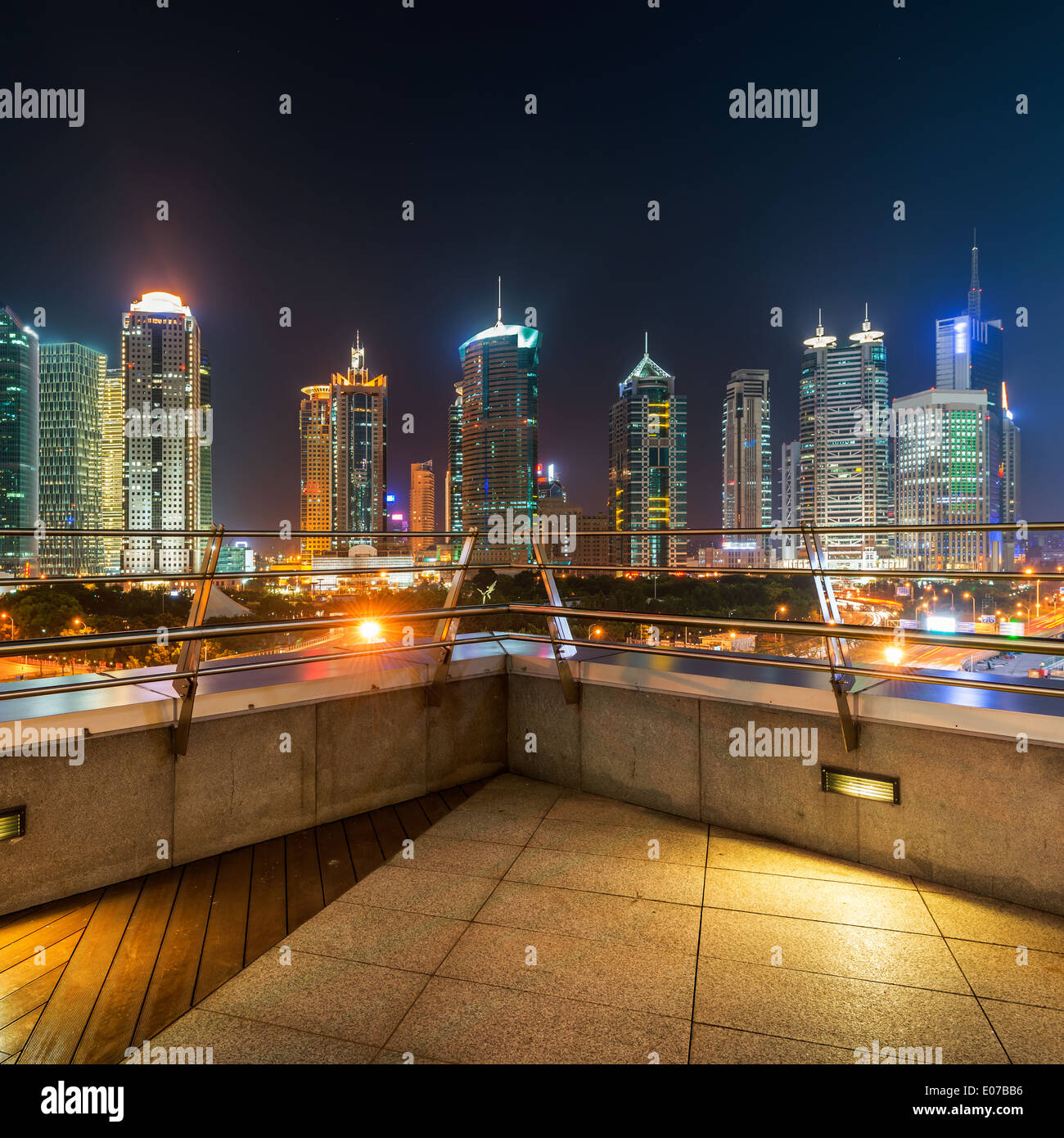 Shanghai Pudong city building Stock Photo - Alamy