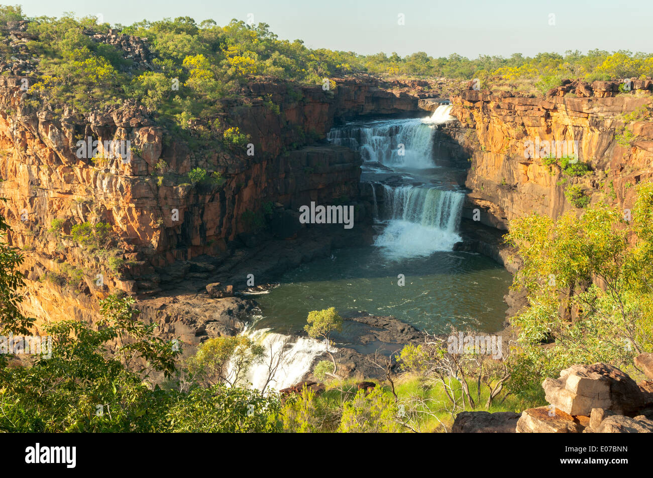 Mitchell Falls, the Kimberley, Western Australia, Australia Stock Photo ...