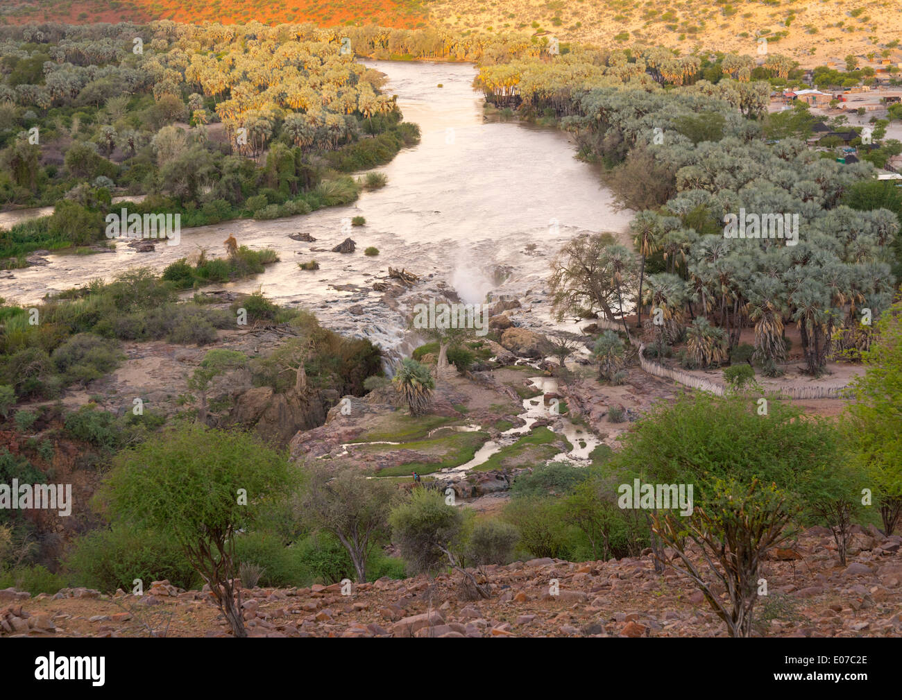 River Kunene And The Epupa Waterfalls, Namibia Stock Photo - Alamy