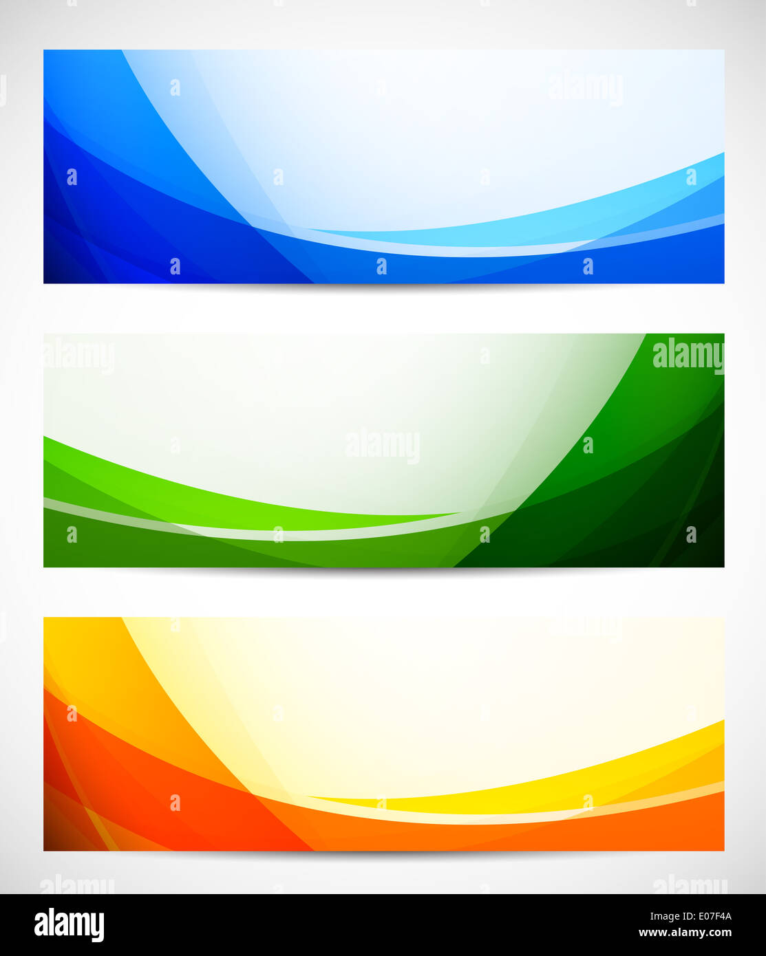 Set of abstract banners. Bright illustration Stock Photo - Alamy