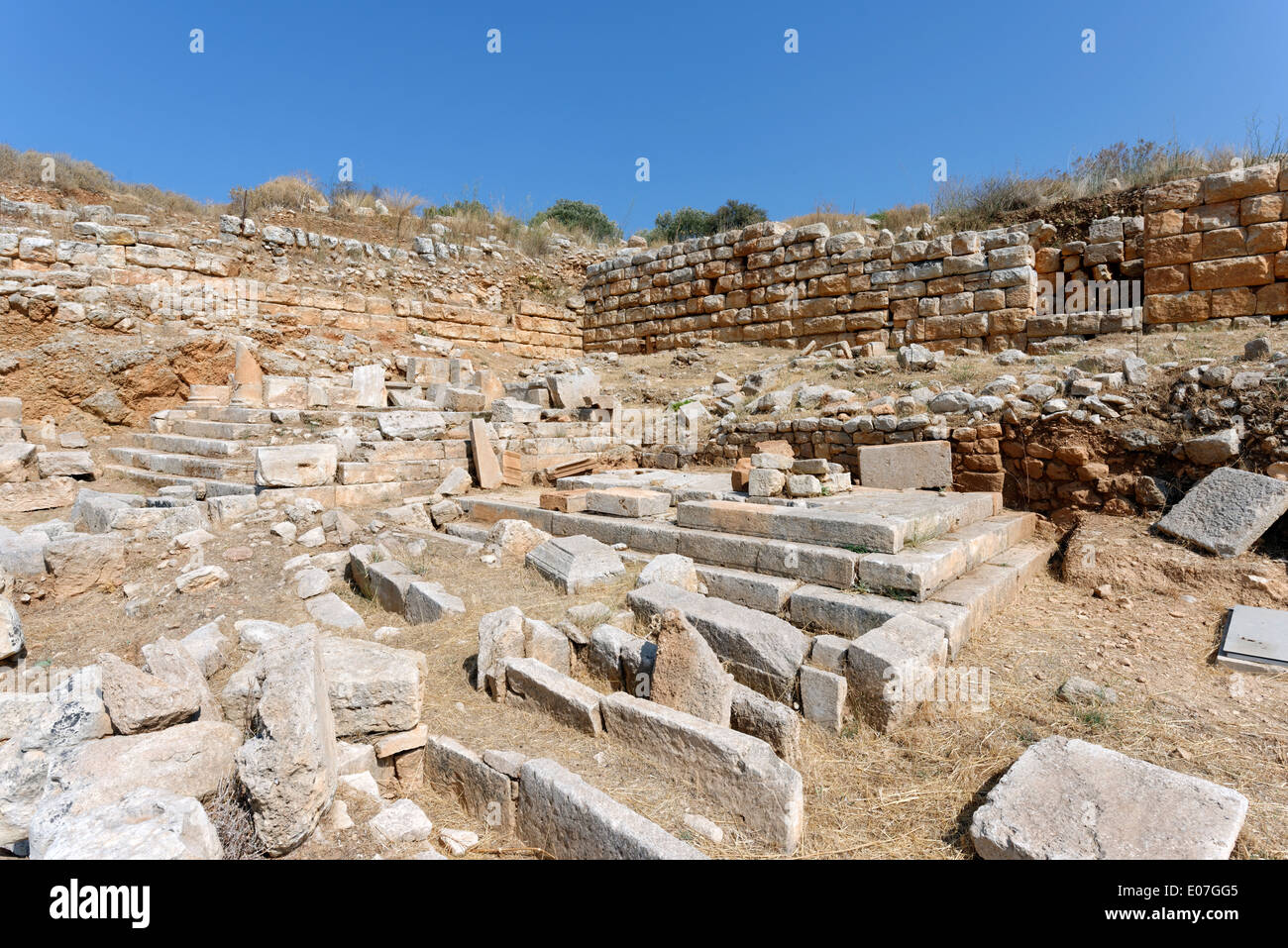 Heroon cemetery funerary monuments west side fortified wall Aptera ...