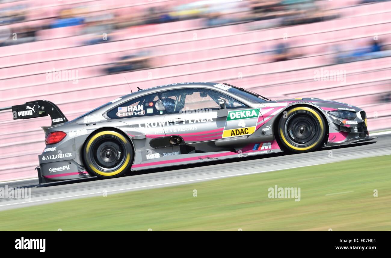 Hockenheim, Germany. 04th May, 2014. US DTM racing driver Joey Hand of ...