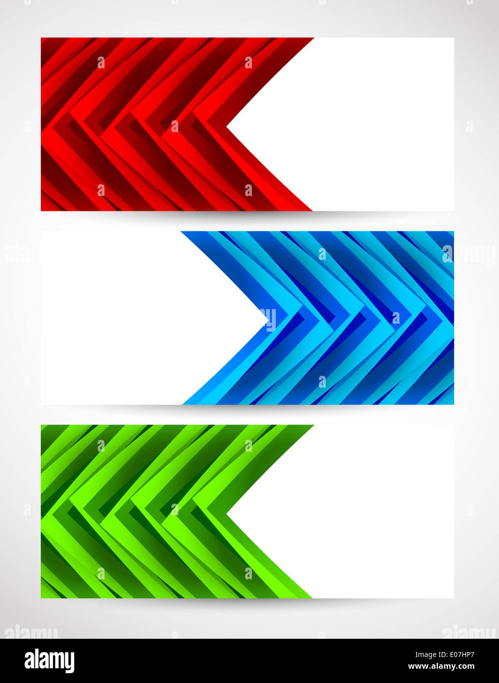 Set of abstract banners. Bright illustration Stock Photo - Alamy