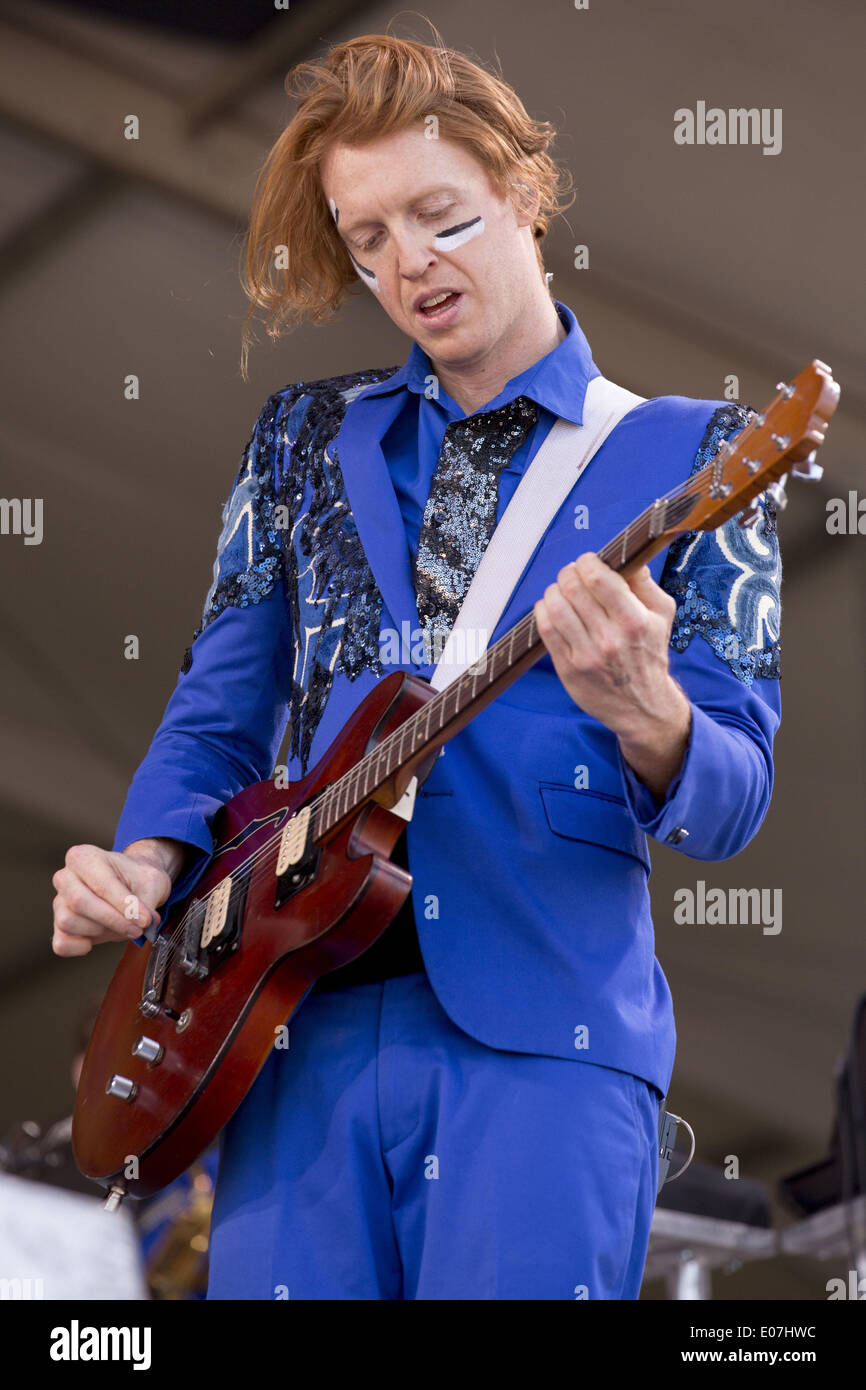 New Orleans, Louisiana, USA. 4th May, 2014. RICHARD REED PARRY of Stock ...