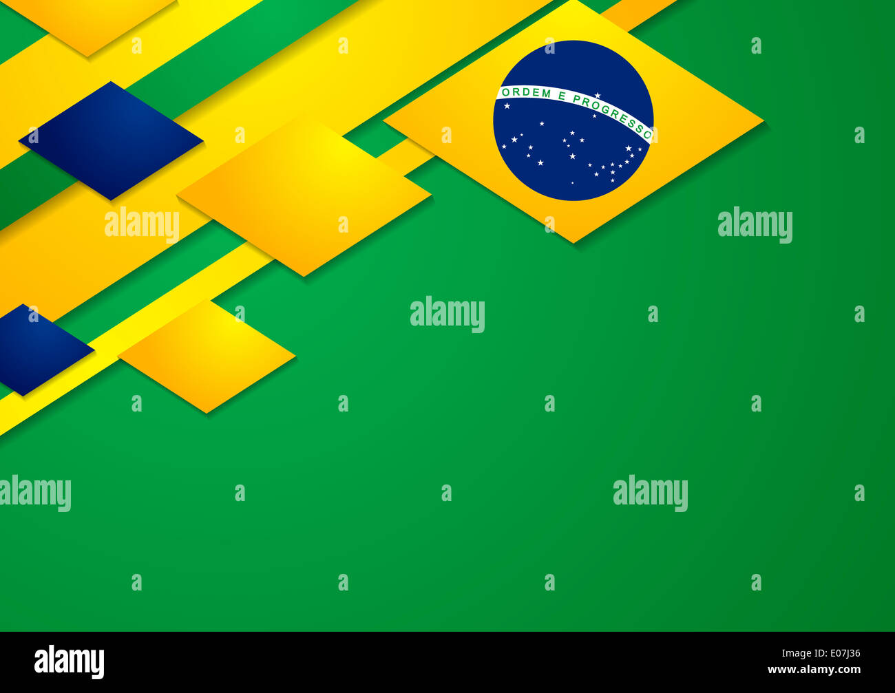Corporate vector background in Brazilian colors Stock Photo - Alamy