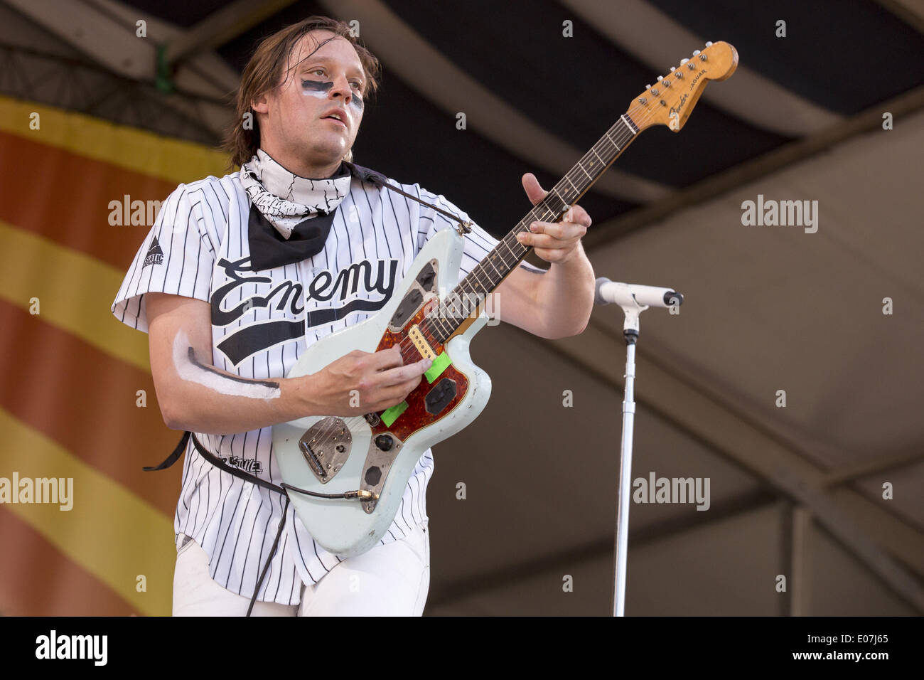 New Orleans, Louisiana, USA. 4th May, 2014. WIN BUTLER of Arcade Fire ...