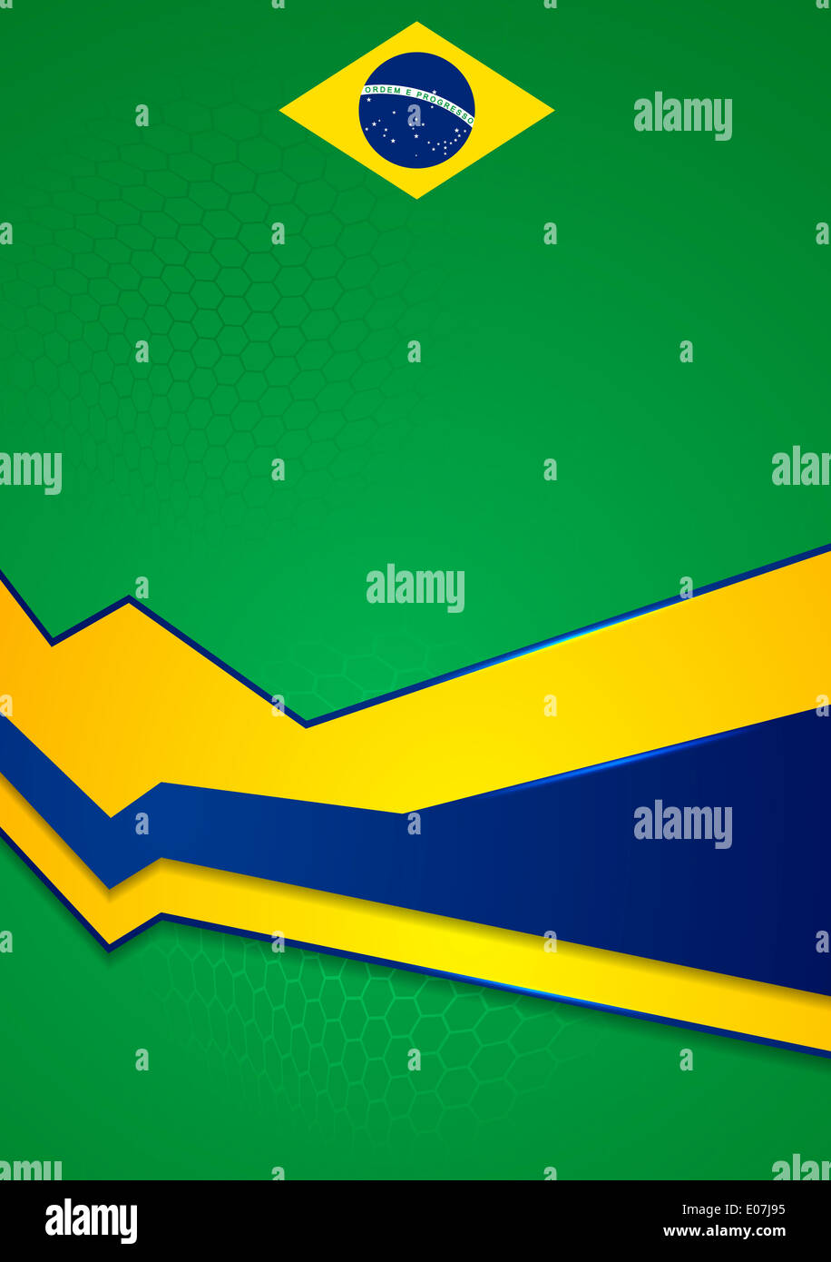 Corporate vector background in Brazilian colors Stock Photo - Alamy