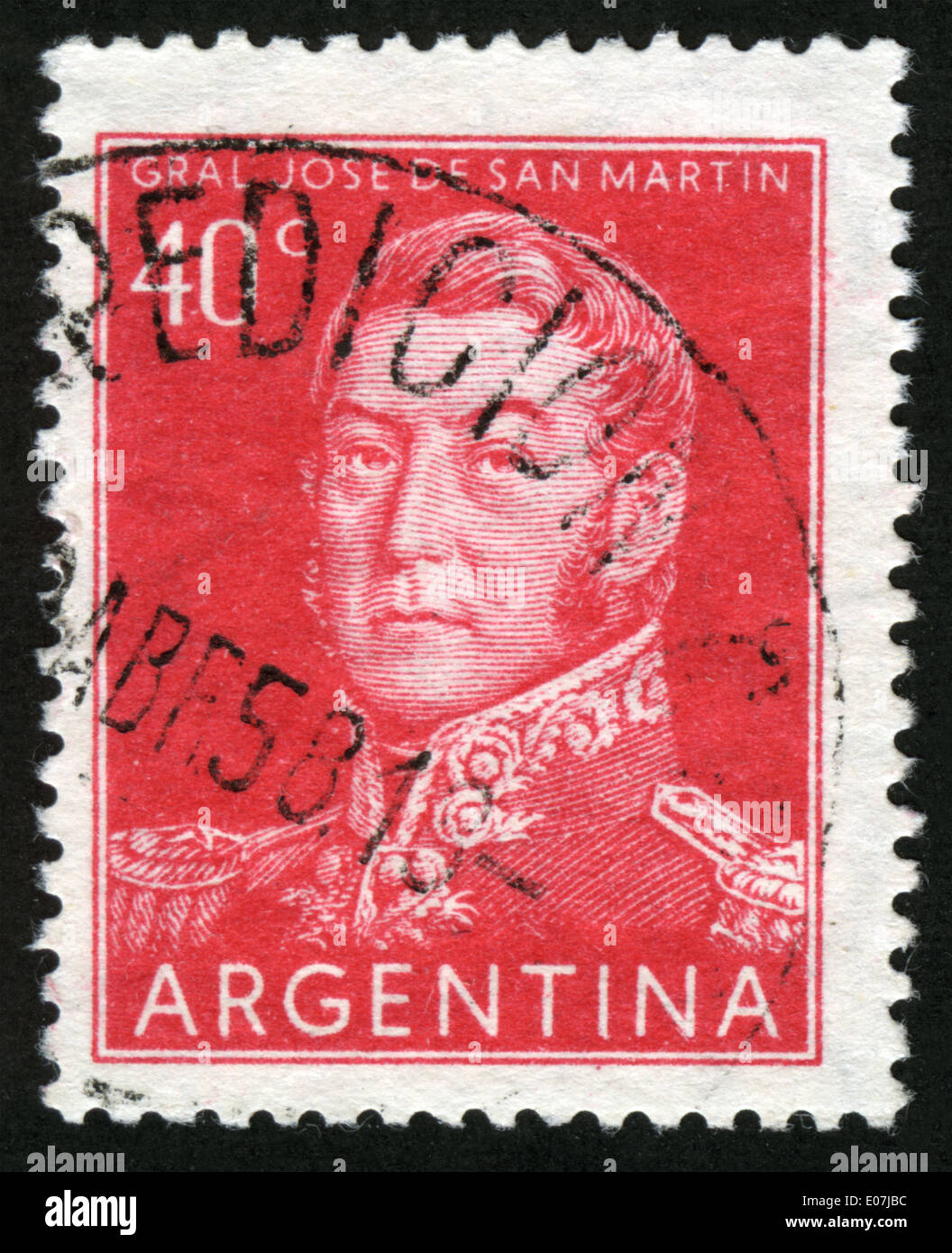 Jose De San Martin Drawing High Resolution Stock Photography and Images ...