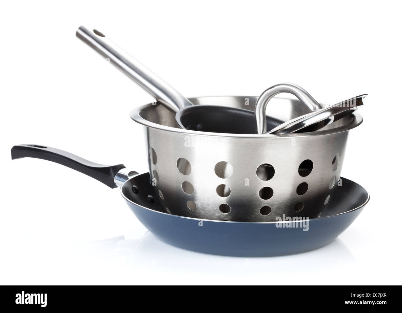 Cooking equipment. Isolated on white background Stock Photo - Alamy