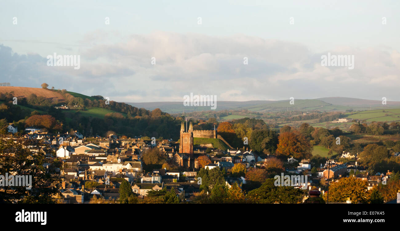 The town of Totnes in Devon England UK Stock Photo - Alamy