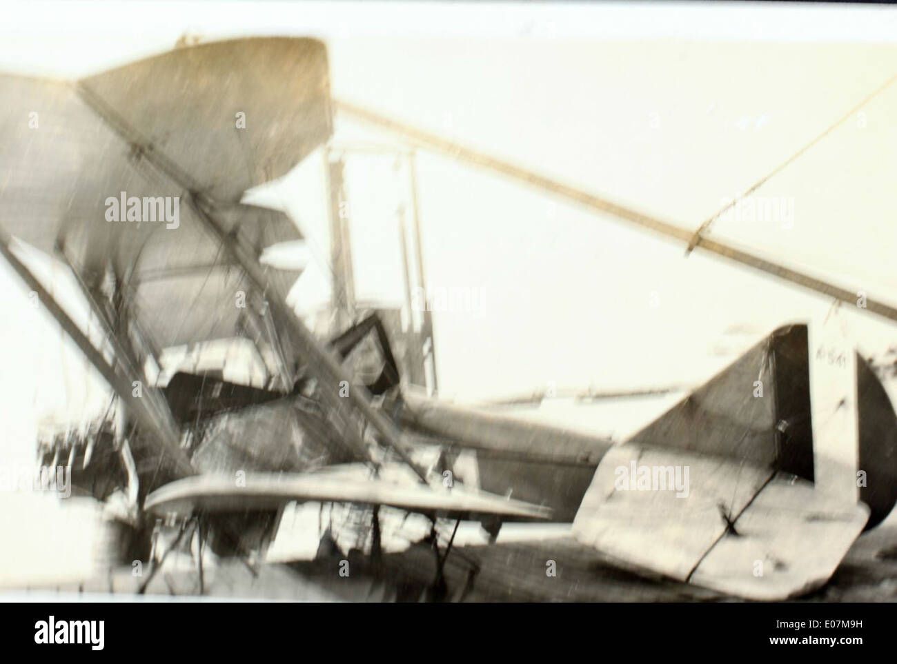 Photograph from Jeremy Album, depicting Curtiss JN-4 Jenny aircraft ...
