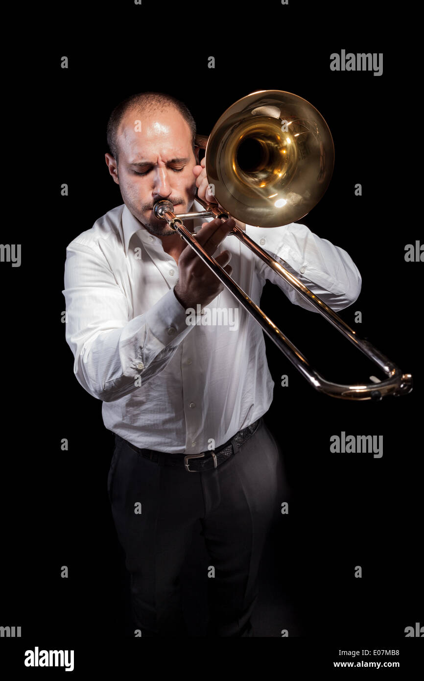 Trombone hi-res stock photography and images - Alamy