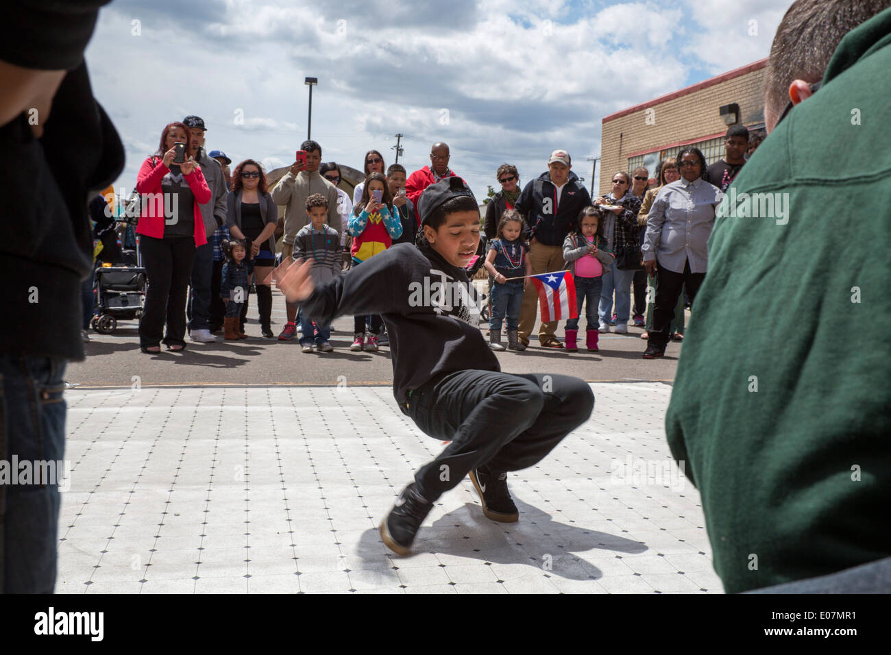 Detroit, Michigan - A breakdance demonstration at the Blessing of the ...