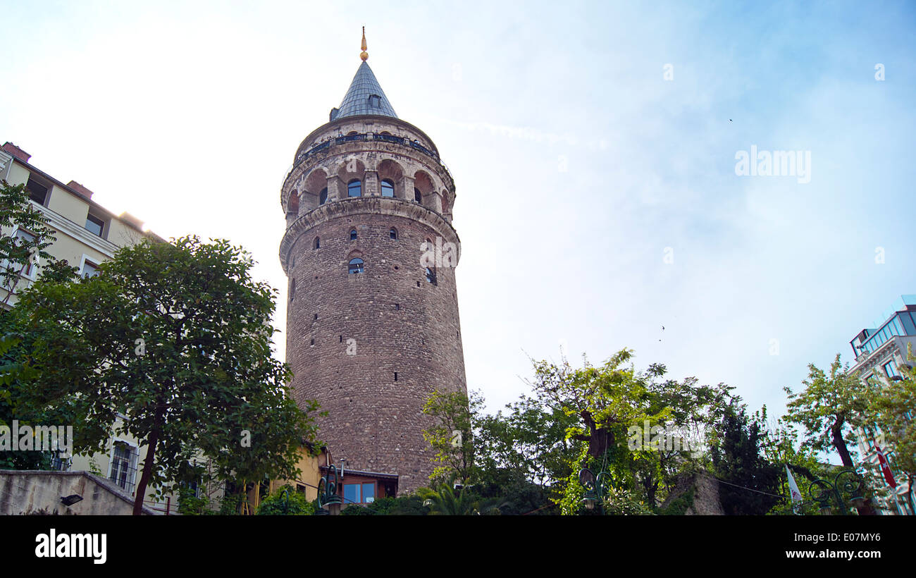 Galata tower history hi-res stock photography and images - Alamy