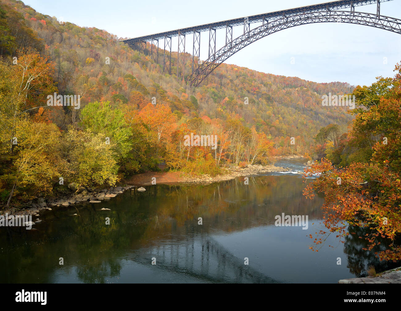 Bridge over the river Stock Photo - Alamy