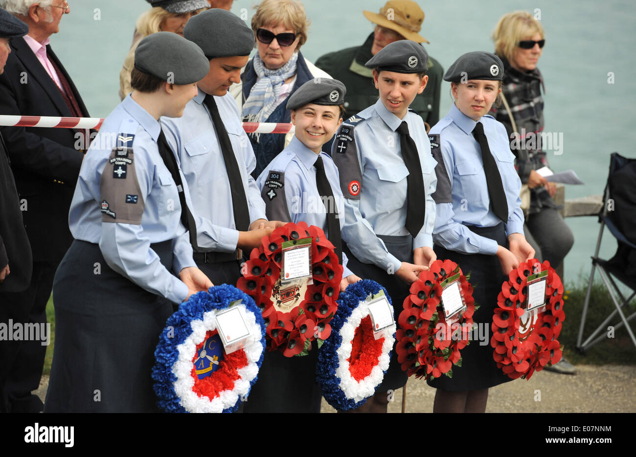 Beachy Head Eastbourne UK 5 May 2014 - The Bomber Command Memorial ...