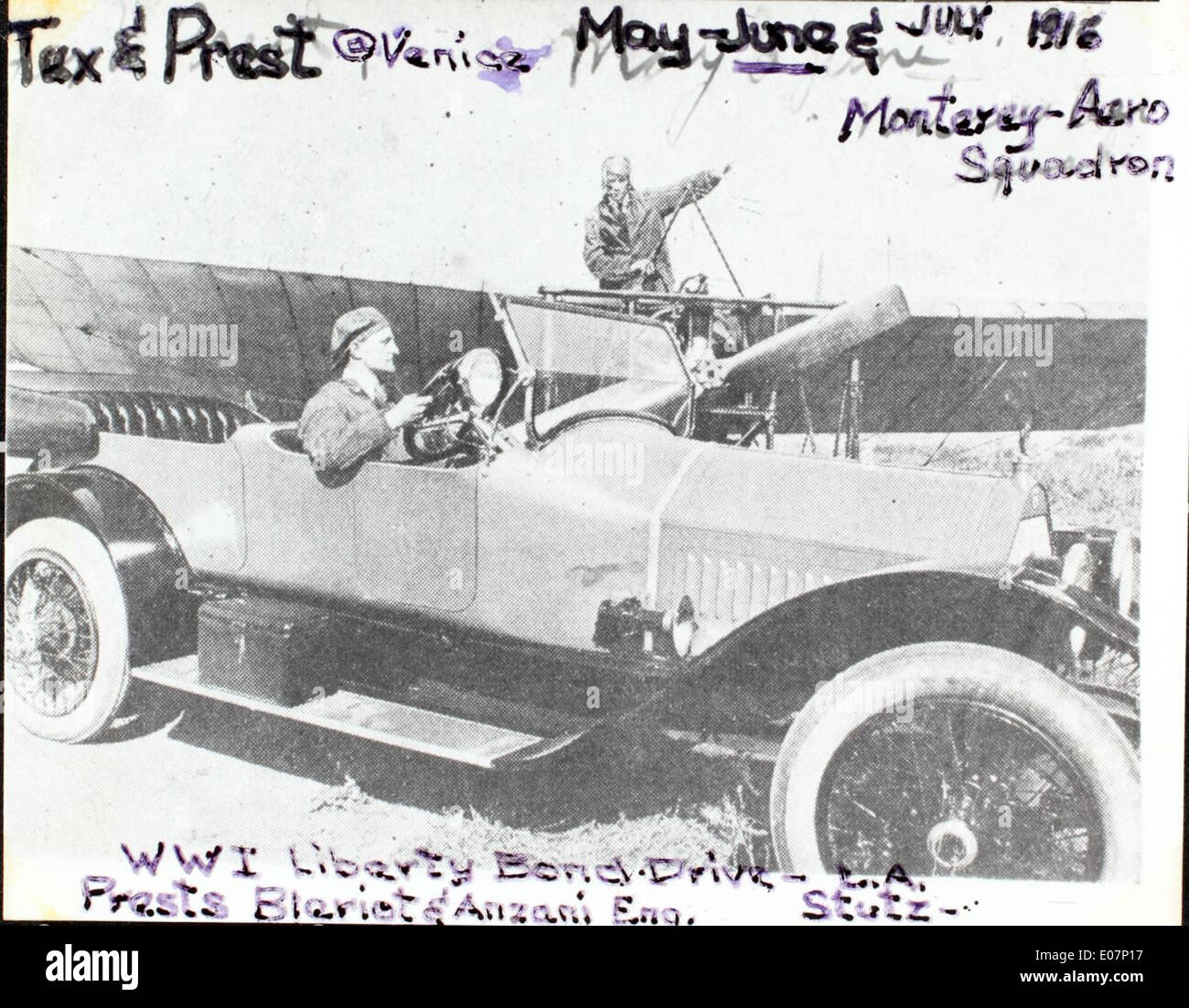 Tex Lagrone, a renowned barnstormer, is featured in this image from the ...