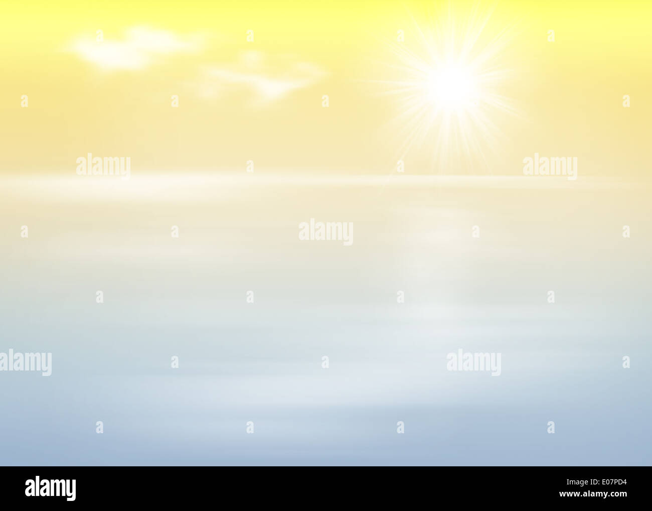 Beach and sea with sunrise abstract background Stock Photo - Alamy