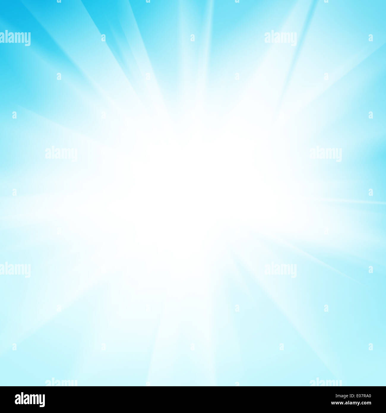 Blue abstract background with sun beam Stock Photo - Alamy