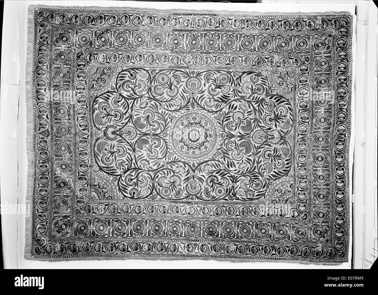 Intricate tapestry Black and White Stock Photos & Images - Alamy