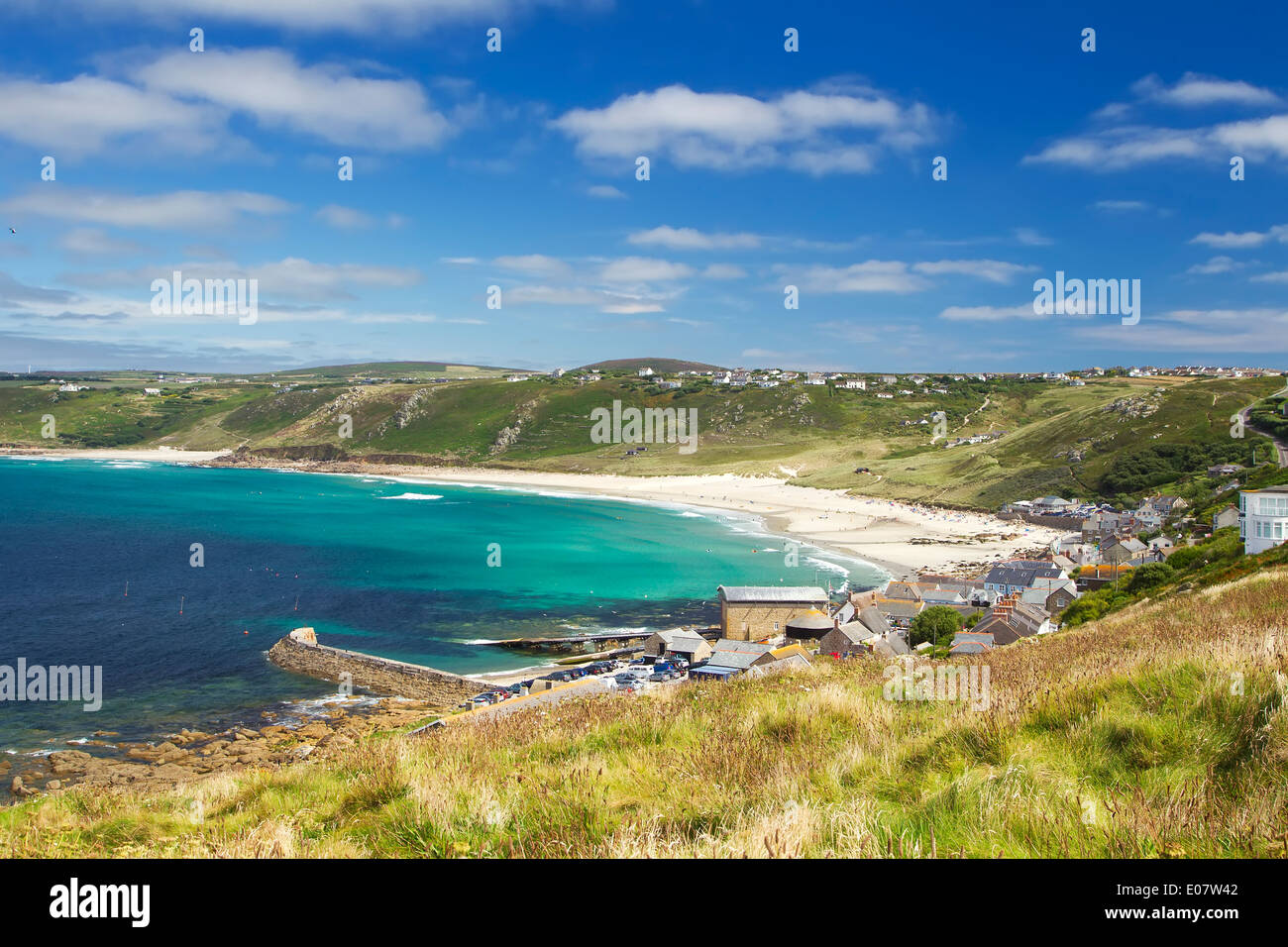 Sennen Beach Near Lands End, West Cornwall. UK Stock Photo - Alamy