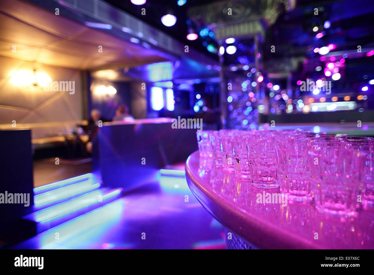 new and clean luxury night club in european style Stock Photo - Alamy