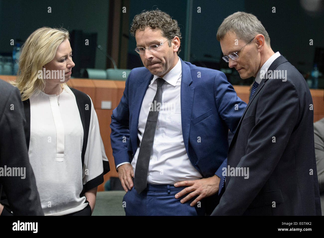 Brussels, Belgium. 5th May, 2014. Finnish Finance Minister Jutta ...