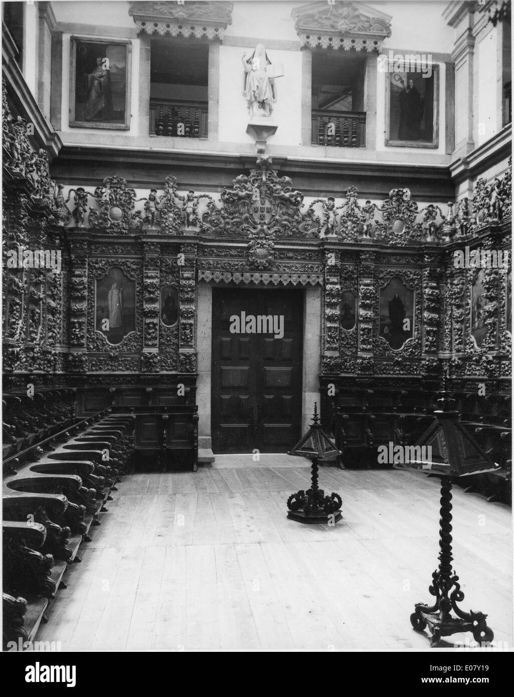 The Igreja do Mosteiro de Arouca in Portugal is a historical church ...
