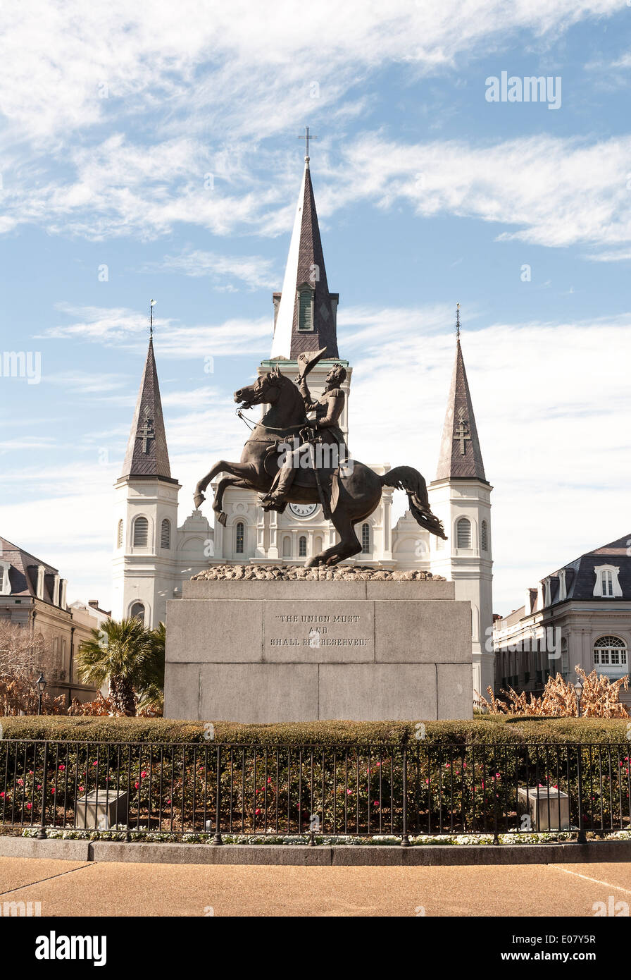 Jackson Square, New Orleans, Louisiana Stock Photo - Alamy
