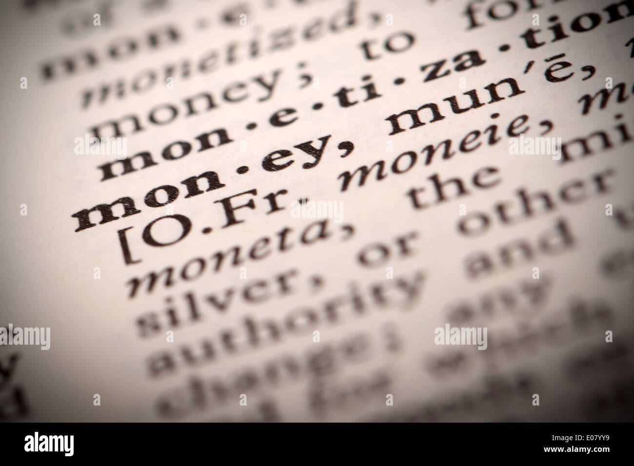 Money definition hi-res stock photography and images - Alamy
