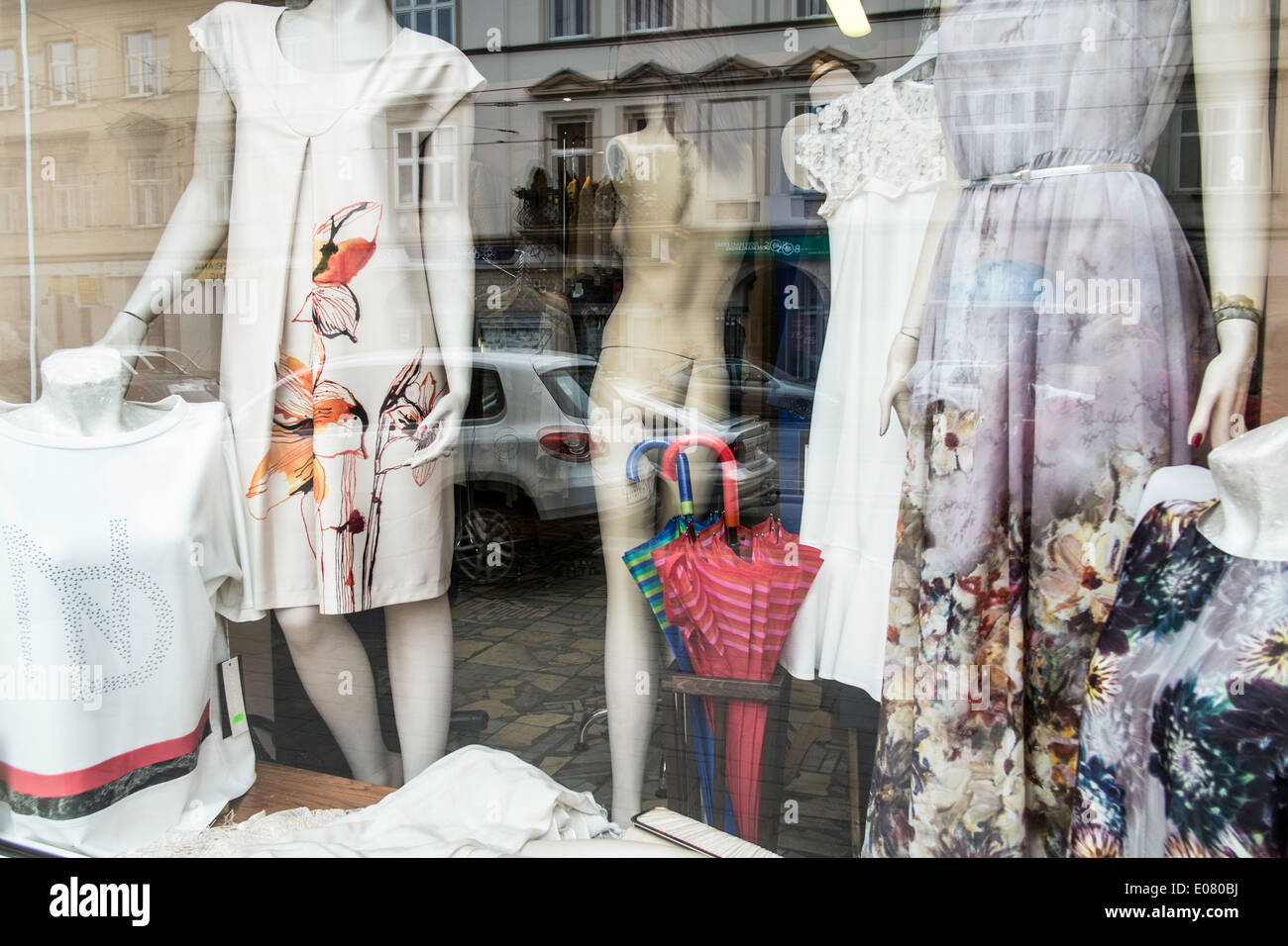 window display dress woman Stock Photo - Alamy