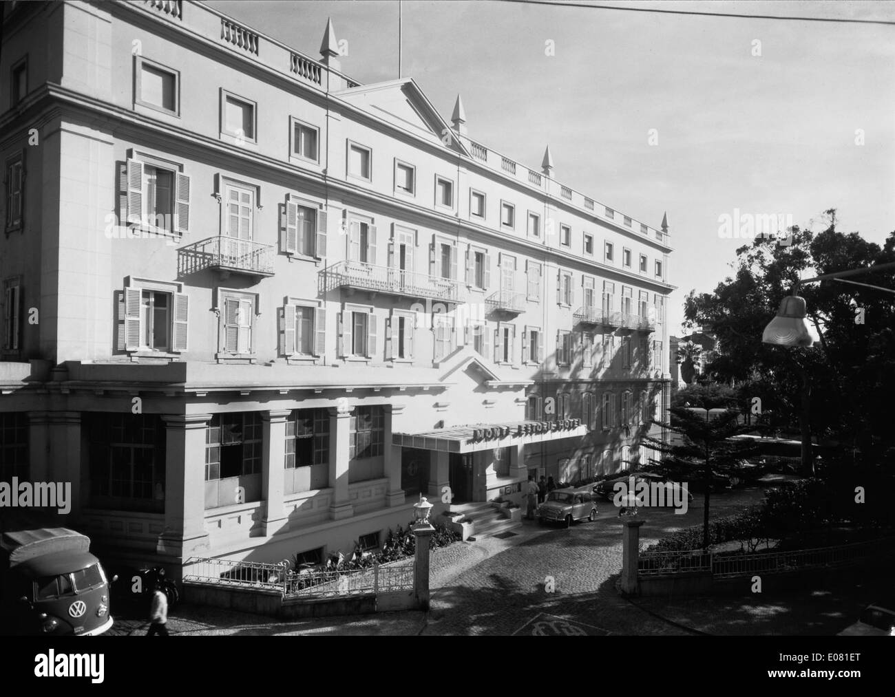 A photograph of the Monte Estoril Hotel in Estoril, Portugal ...
