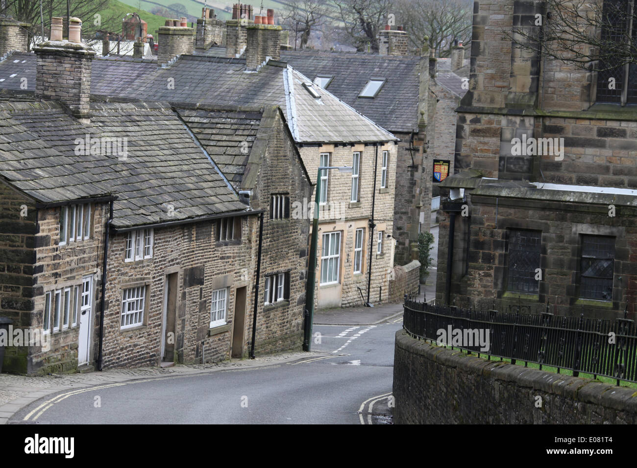 Glossop high street hi-res stock photography and images - Alamy