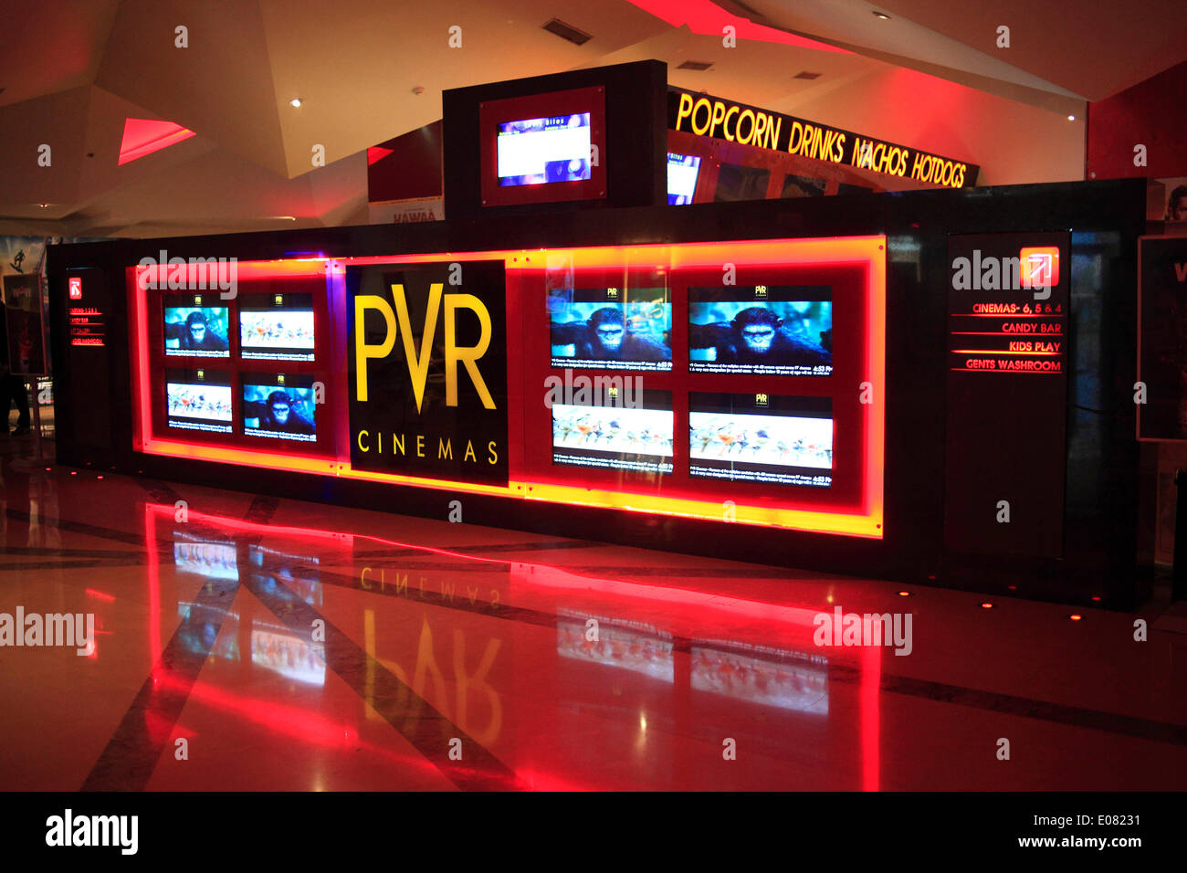 Mumbai, Maharashtra, India. 30th Apr, 2014. The swanky interior at the ...