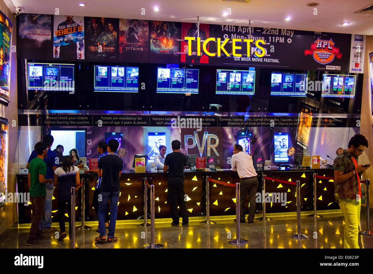Mumbai, Maharashtra, India. 30th Apr, 2014. The swanky interior at the ...