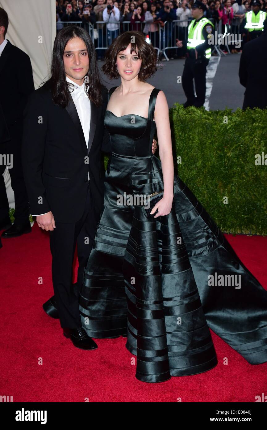 New York, NY, USA. 5th May, 2014. Olivier Theyskens, Felicity Jones at ...