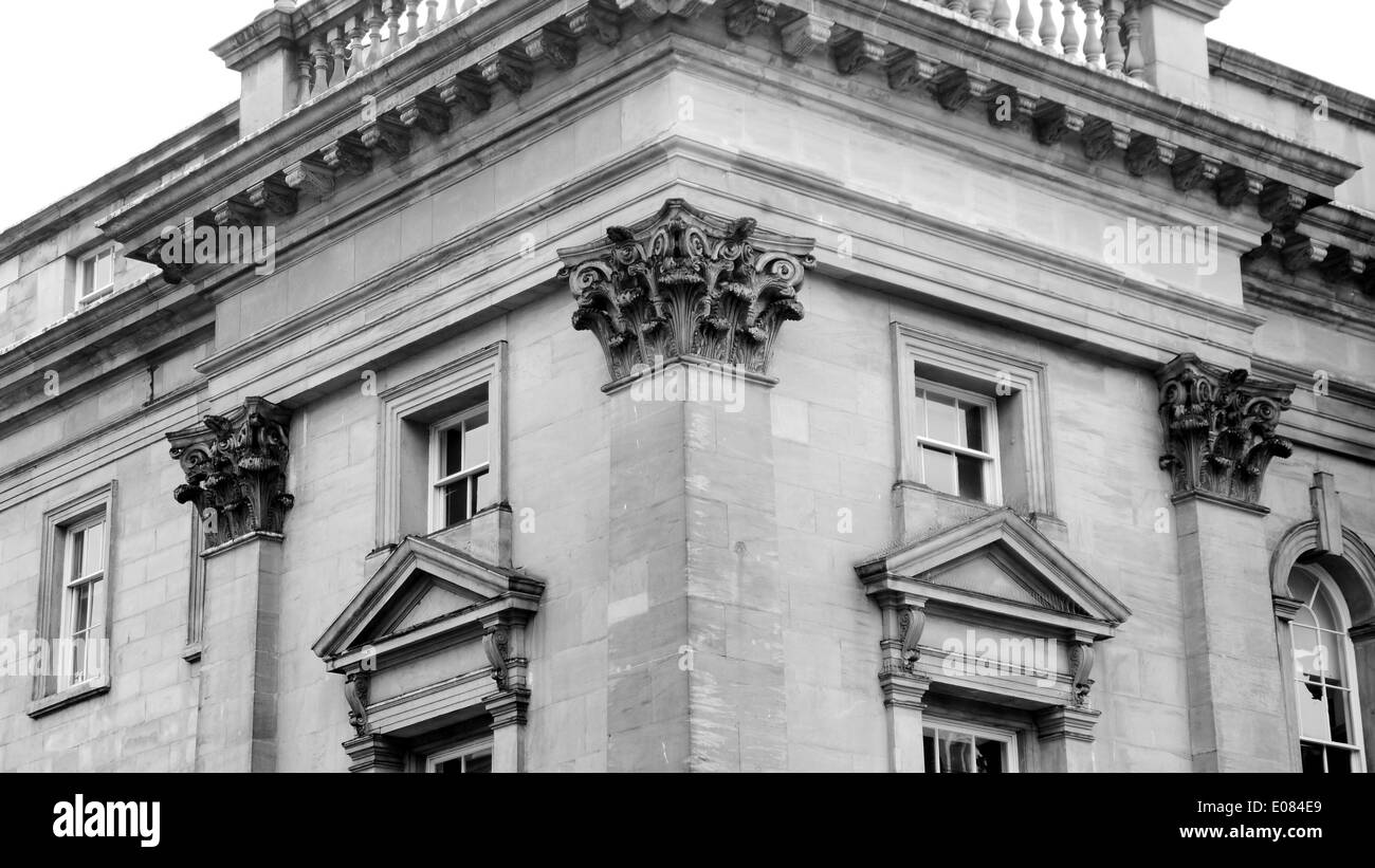 Architectural detail of the historic Theatre Royal building in ...