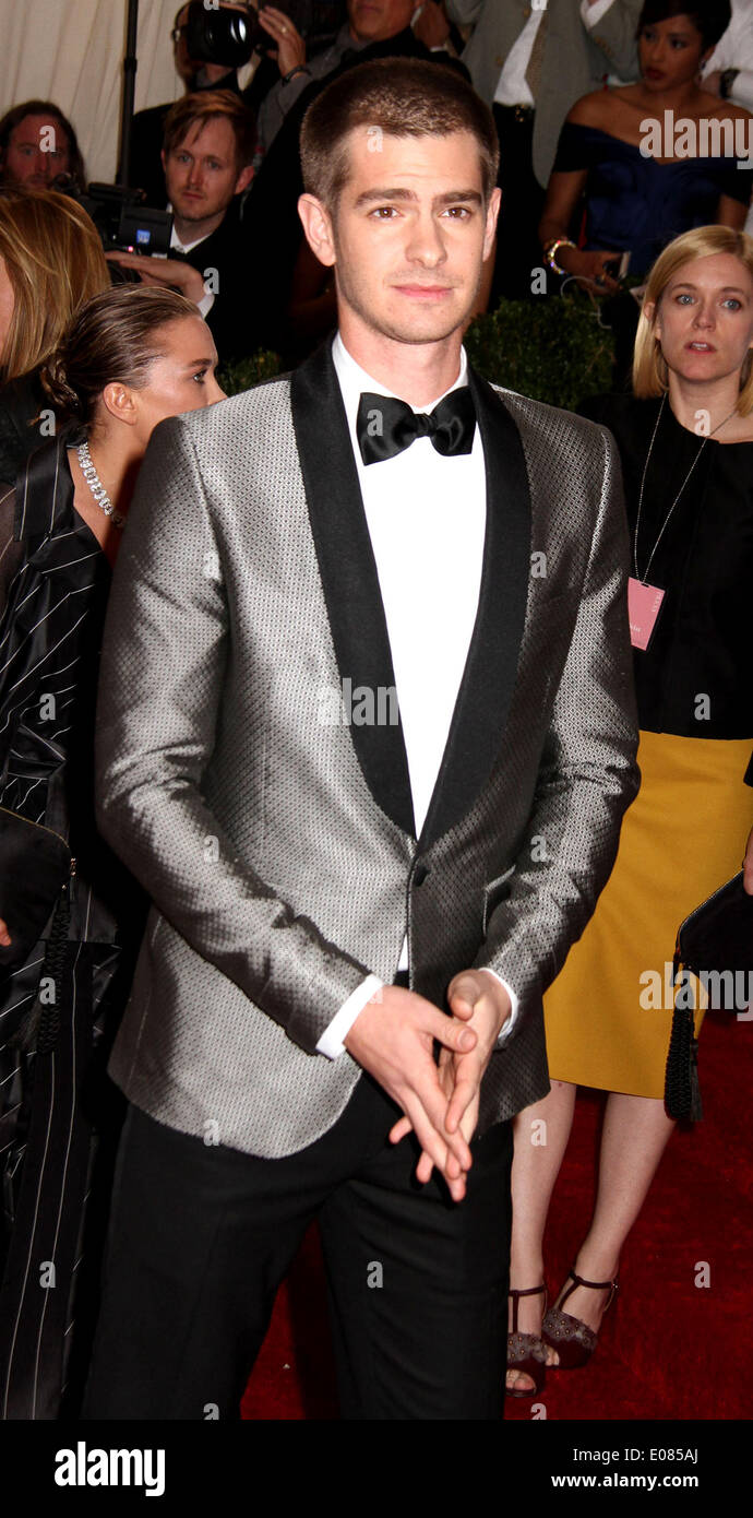 New York, New York, USA. 5th May, 2014. Actor ANDREW GARFIELD attends ...