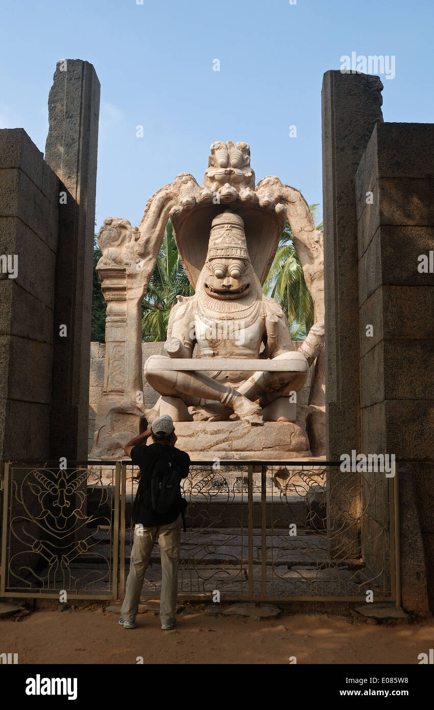 Stone sculpture narasimha india hi-res stock photography and images - Alamy