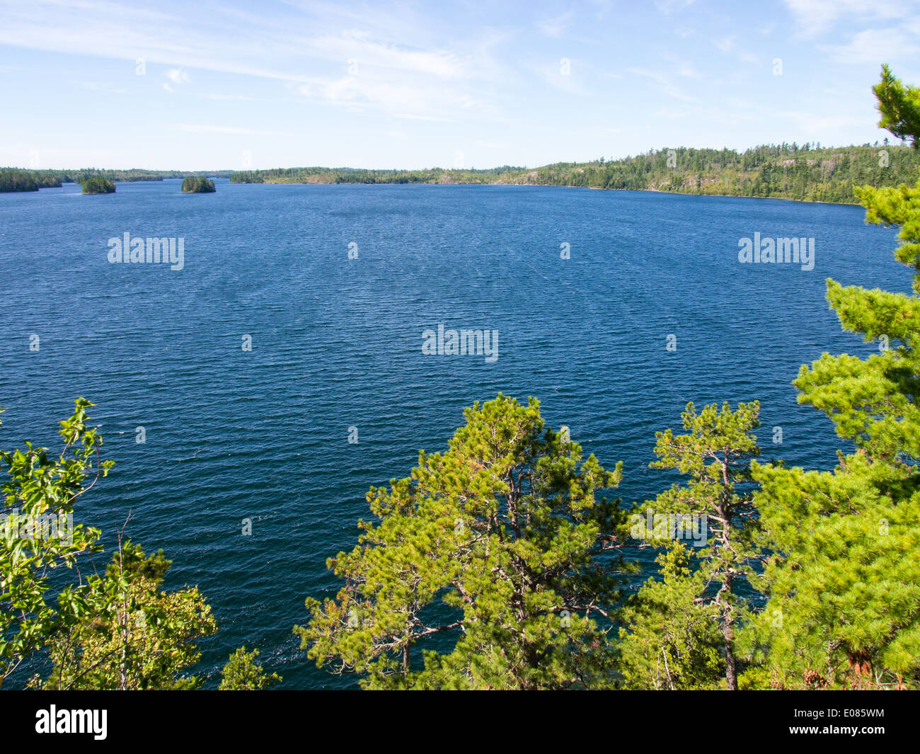 Thunder Point Knife Lake BWCAW Stock Photo - Alamy