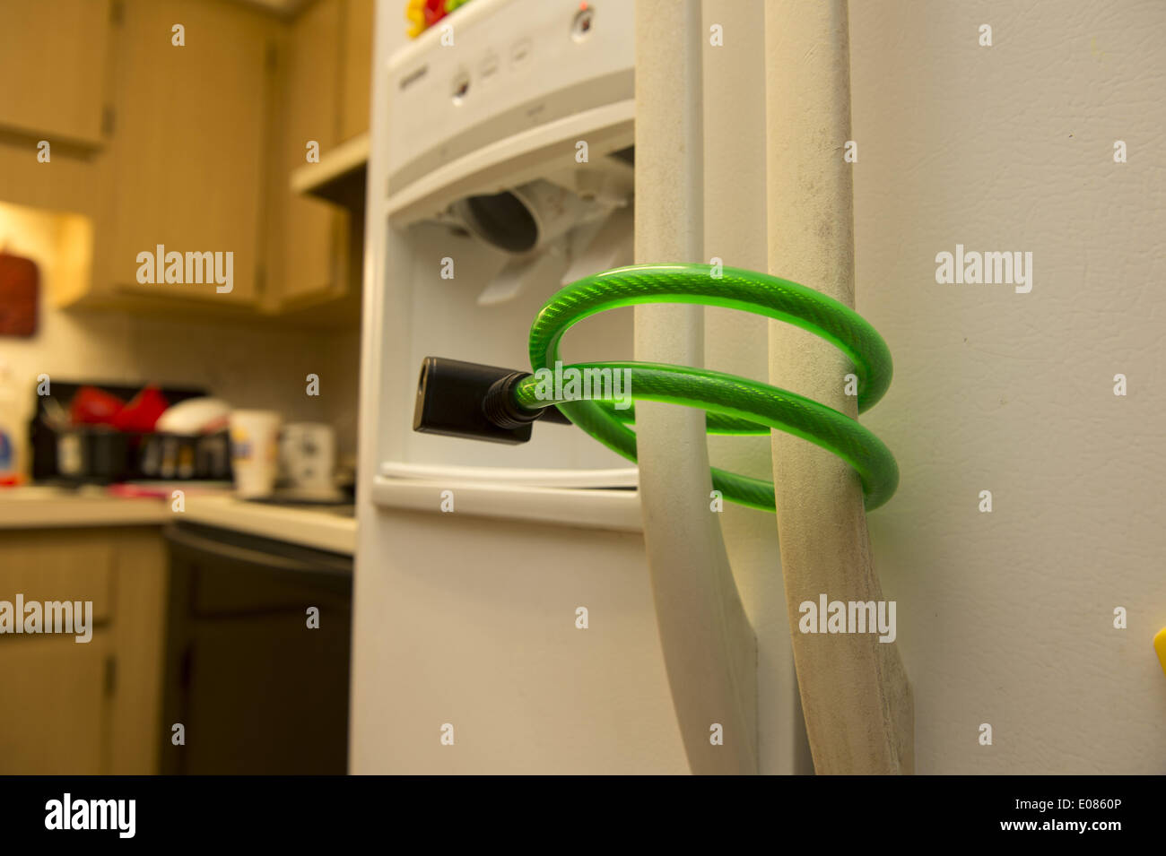 Locked refrigerator hi-res stock photography and images - Alamy