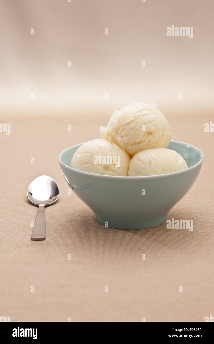 Ice Cream cup isolated over color background Stock Photo - Alamy