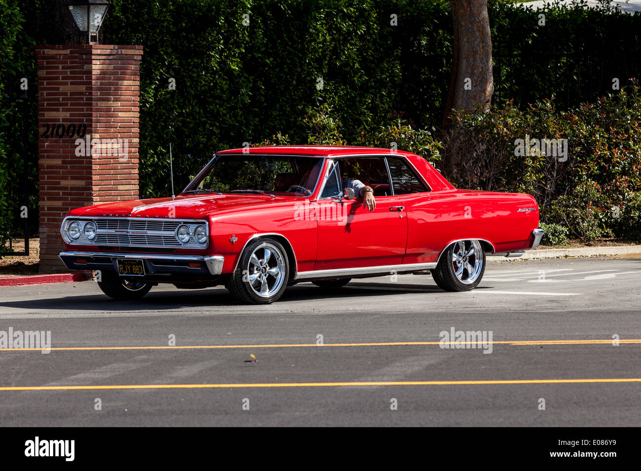 A 1965 Chevy Chevelle Malibu Stock Photo - Alamy
