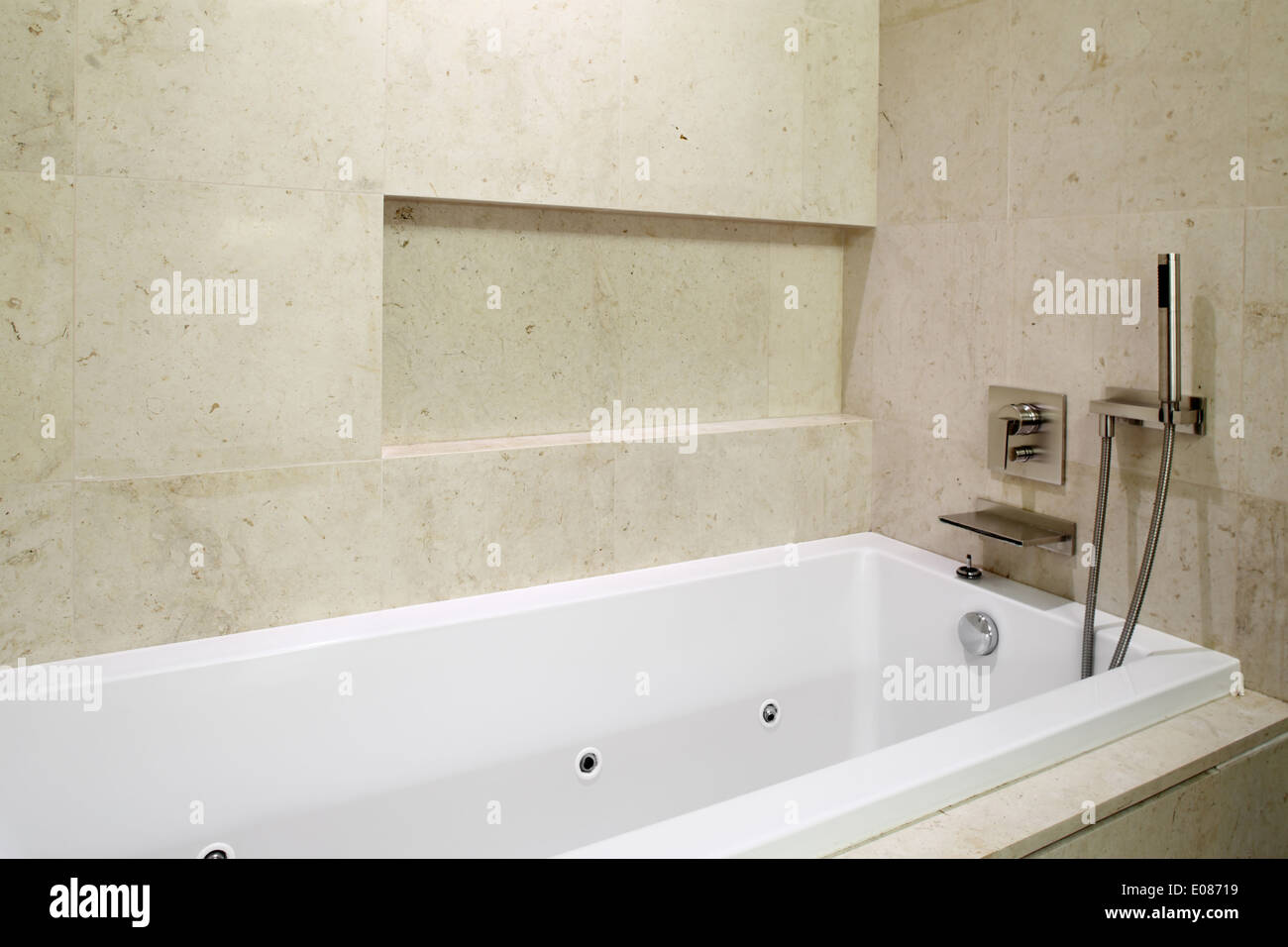 beautiful interior of modern toilet in bright colours Stock Photo - Alamy