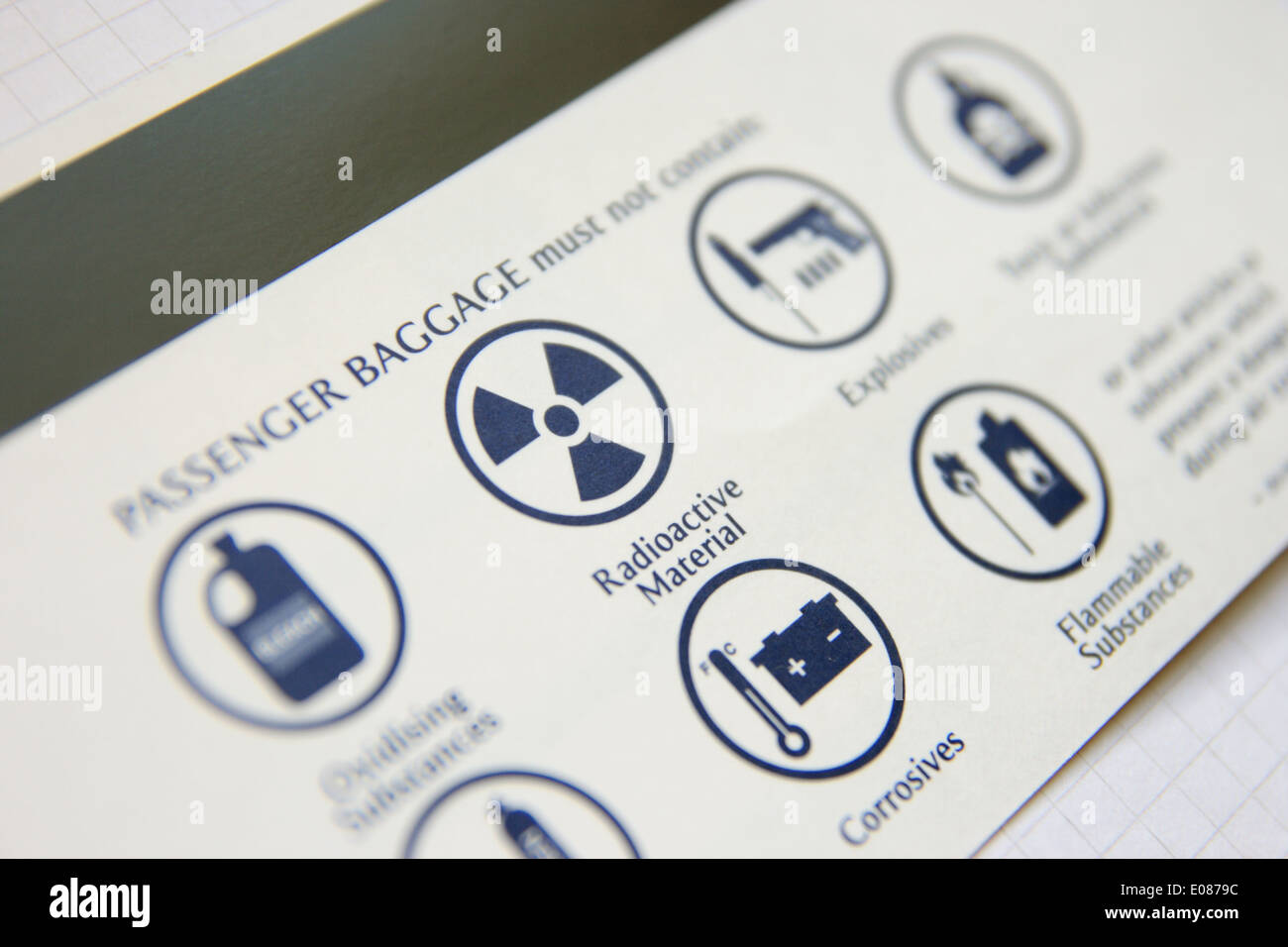 Boarding notice hi-res stock photography and images - Alamy