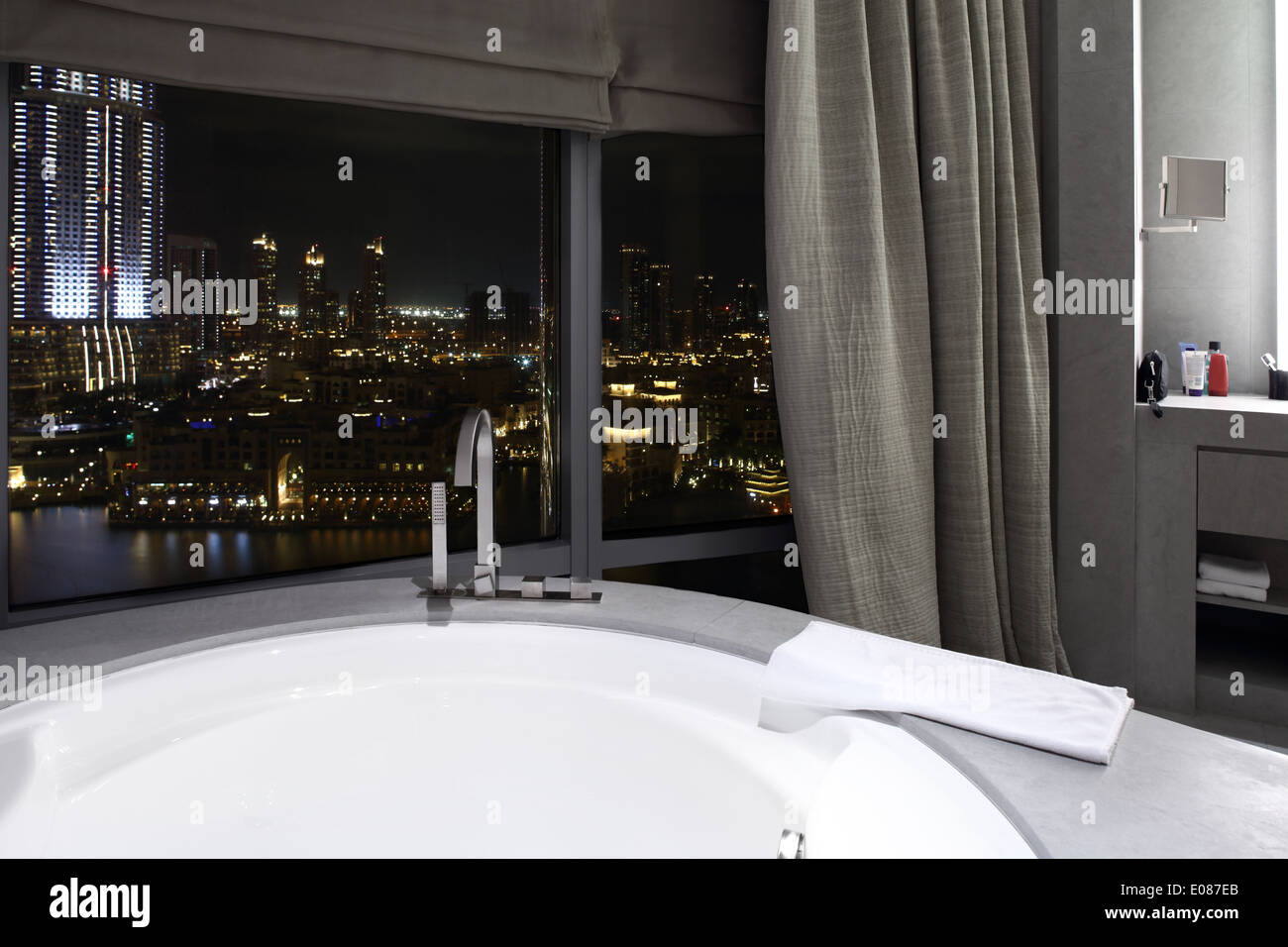 beautiful interior of modern toilet in bright colours Stock Photo - Alamy